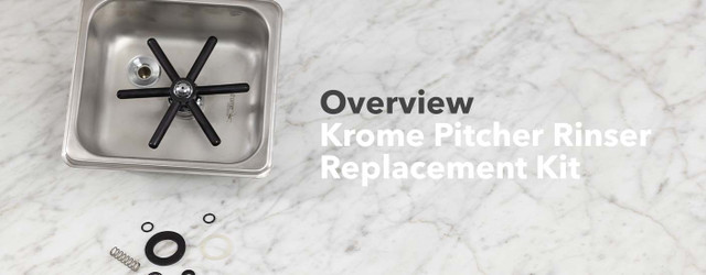 Video Overview | Krome Pitcher Rinser Replacement Kit - Prima Coffee ...