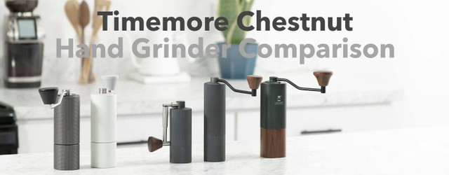 Product Comparison | Timemore Chestnut Hand Grinders - Prima Coffee ...