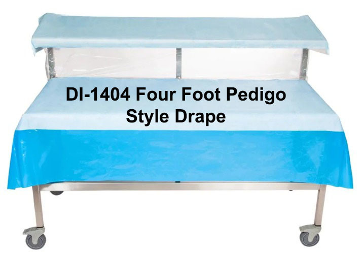 Heavy Duty Drape for 4 foot Pedigo Style Two Tier Table
