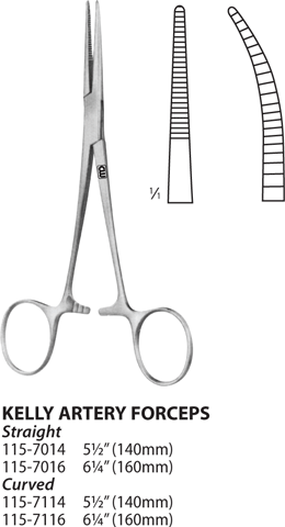 Kelly Artery Forceps