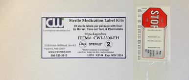 Sterile Medication Labels, Box/50