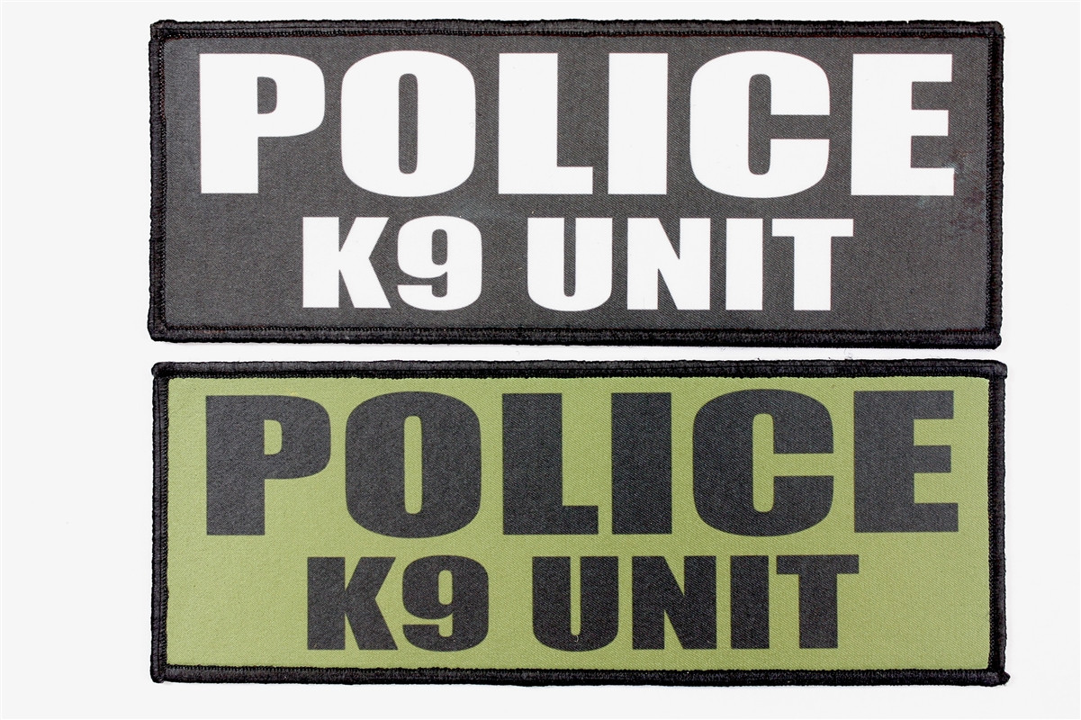 SKD Ultralight POLICE K9 Unit (3" x 8") Patch
