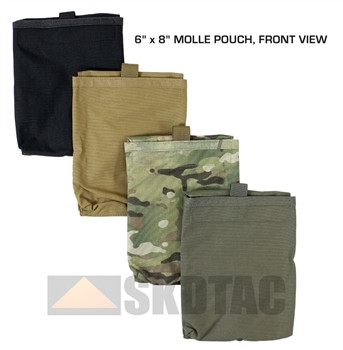 Custom Fit MOLLE 6"x8" Side Plate Pouch (Made in USA)
