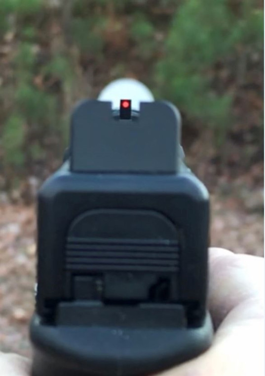 Sevigny Performance Tall Sights - for Glock, Plain Black Rear with ...