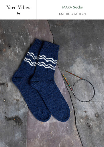 Mara Socks Knitting Pattern - Yarn Vibes