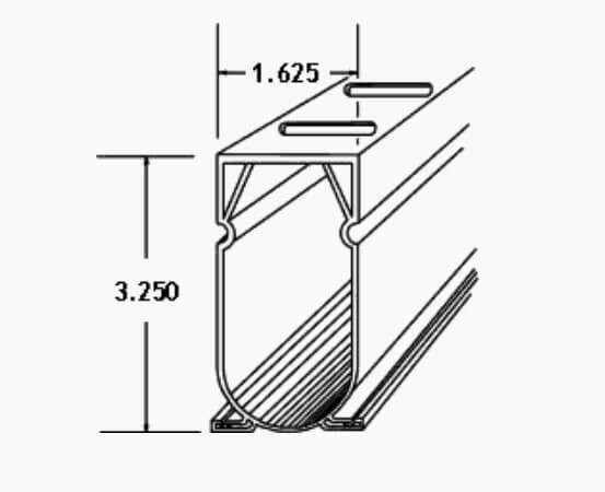Stegmeier White PVC Deck Drain - D2W, 80' Carton | Chas. E. Phipps