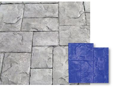 Brickform Ashlar Cut Clate Concrete Stamp Rental | Chas. E. Phipps