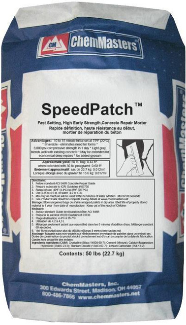 ChemMasters SpeedPatch XL, Fast-Setting Concrete Repair | Chas. E. Phipps