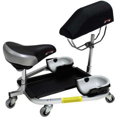 Racatac Kneeling Sitting Creeper with Chest Support, 3" Casters 11904 ...