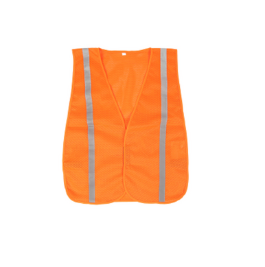 Basic Safety Vest w/ Color Match Trim, Front Hook & Loop Closure ...