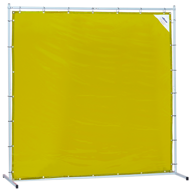 Sellstrom Welding Curtain with Frame - 6'x6' - Yellow - S97336 - Safety ...