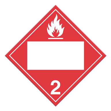 Flammable Gases | Class 2.1 Placard - Safety Supplies America