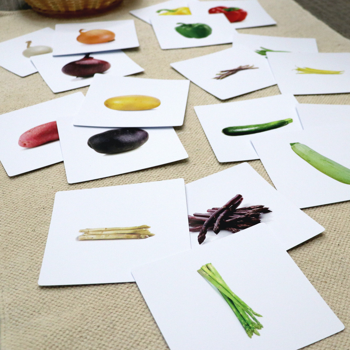 Same Vegetables Different Color Sorting Cards | Toddler | ETC Montessori