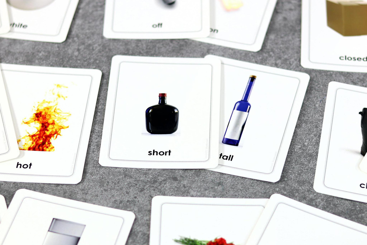 Opposites Sorting Cards - ETC Montessori Online