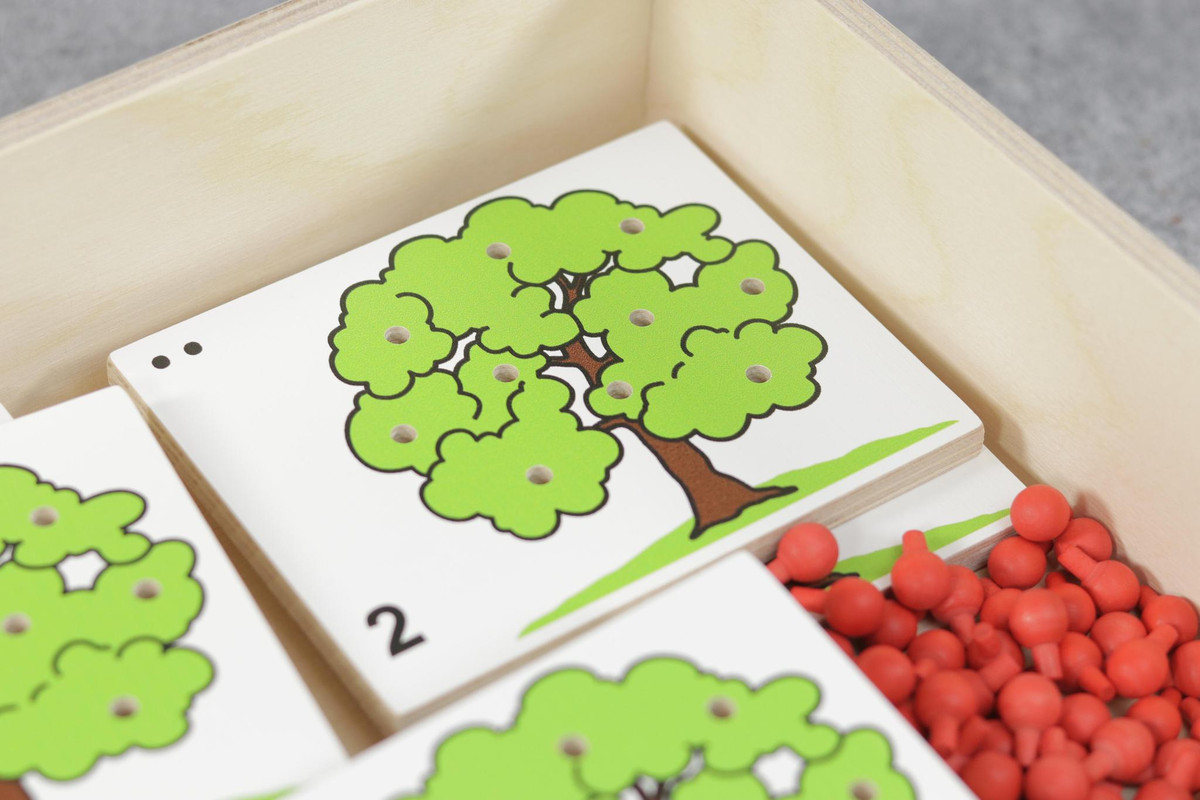 Apple Tree Counting Game - ETC Montessori Online