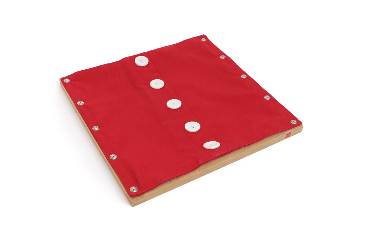 Buttoning Frame with Large Buttons - ETC Montessori Online