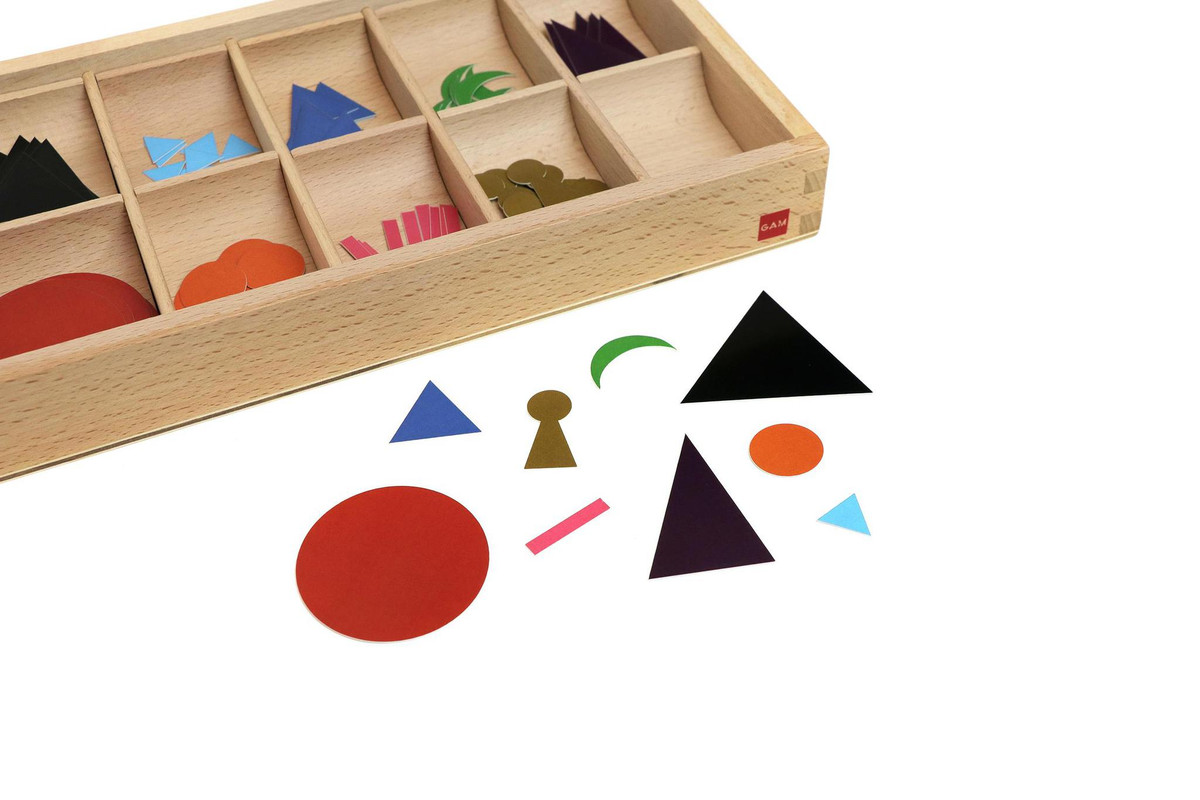 Grammar Symbols Box: 10 Compartments - ETC Montessori Online
