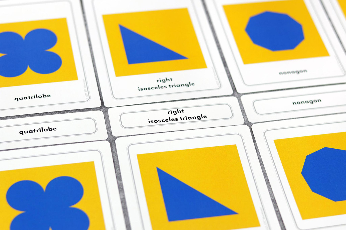 Geometric Cabinet Nomenclature cards Level 3-6 | ETC Montessori