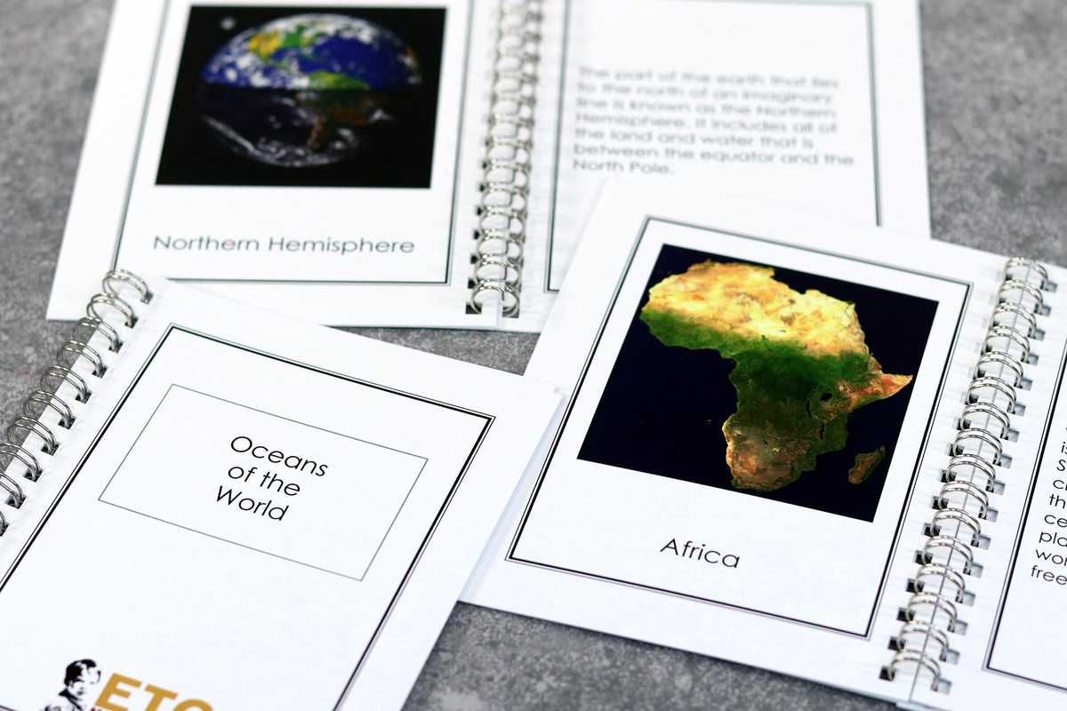 World Continents, Hemispheres and Oceans | ETC Montessori