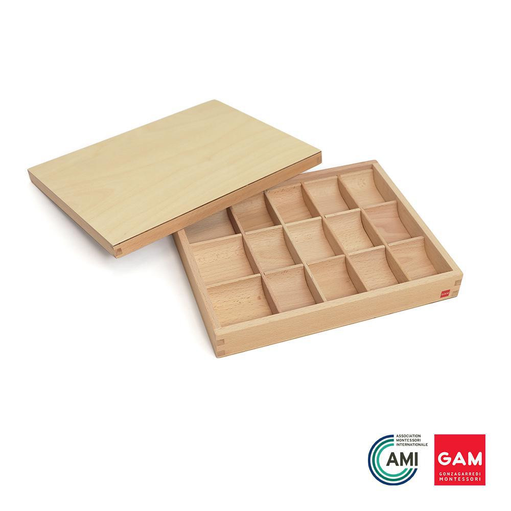 Grammar Symbols Box: 10 Compartments - ETC Montessori Online