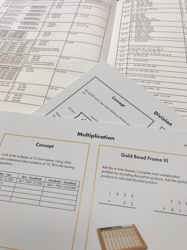 Transition Math Task Cards Level 9-12 - Homeschool Edition | ETC Montessori