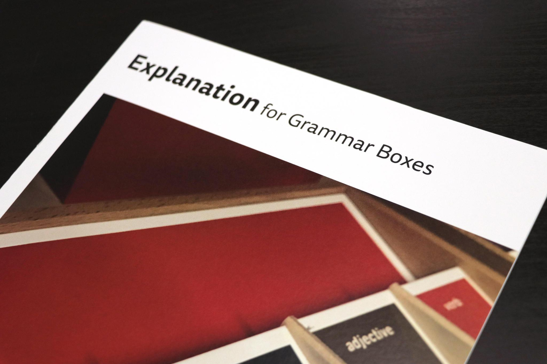 Explanation for Grammar Boxes | ETC Montessori