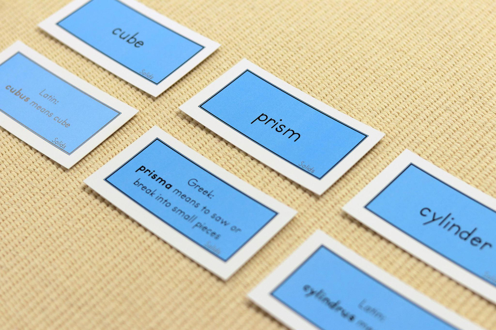 First Level Geometry Task Cards with Chart | ETC Montessori