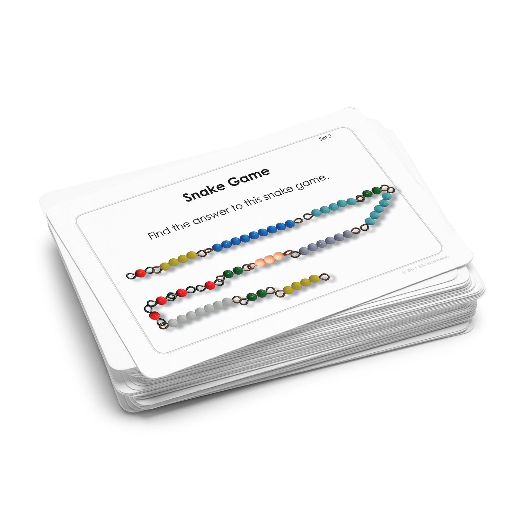 Snake Game Addition Kit 1 - ETC Montessori Online