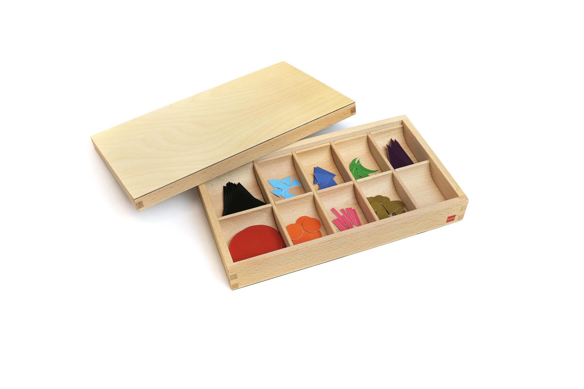 Grammar Symbols Box: 10 Compartments - ETC Montessori Online