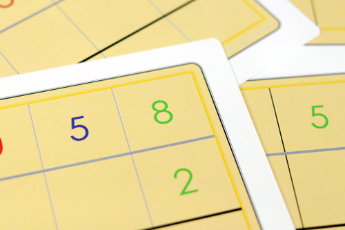 Golden Bead Task Cards - Multiplication - ETC Montessori Online