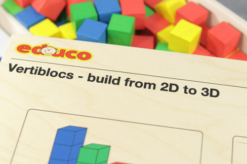 Verti-blocs - build from 2D to 3D - ETC Montessori Online