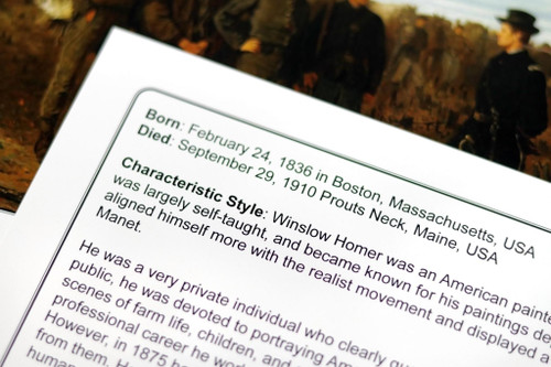 Art Study: Winslow Homer | ETC Montessori