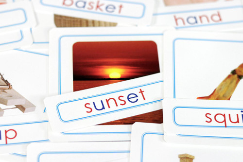 Longer Phonetic Reading Series (Blue) with Objects - ETC Montessori Online