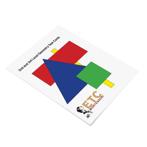 2nd and 3rd Level Geometry Task Cards - Homeschool edition | ETC Montessori