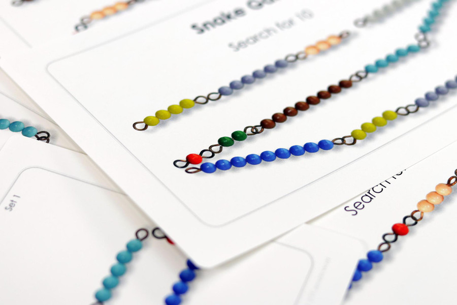 Snake Game Addition Kit 1 - ETC Montessori Online