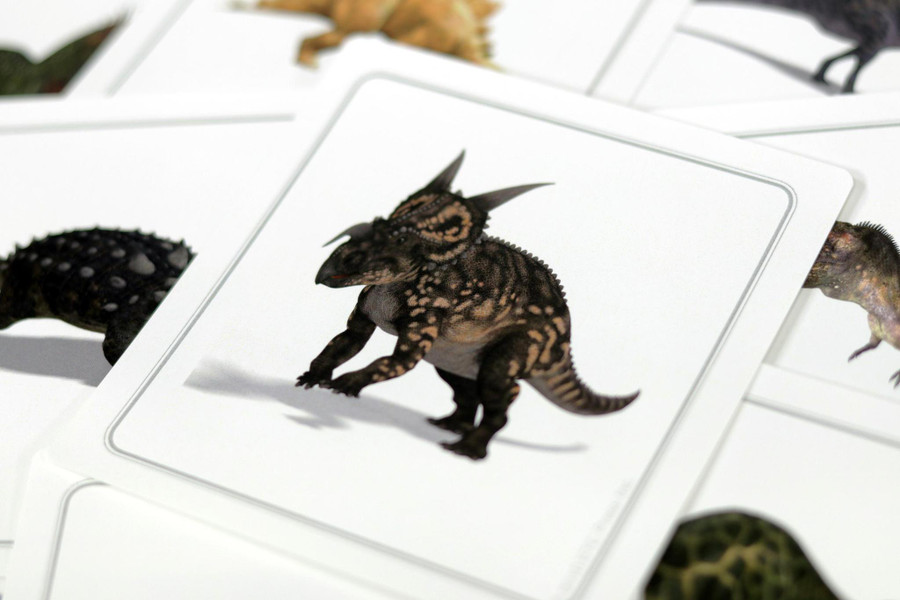 Dinosaurs 3 Part Cards - ETC Montessori Online