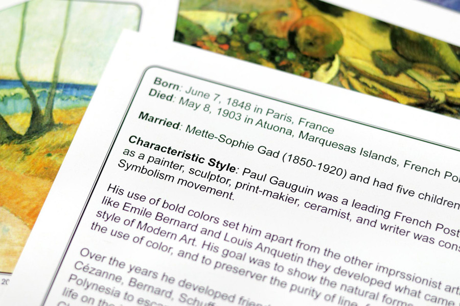 Art Study: Paul Gauguin | ETC Montessori