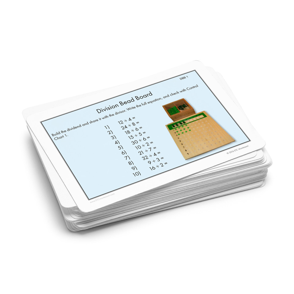 Golden Bead Task Cards - Addition - ETC Montessori Online
