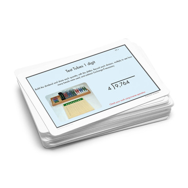 Test Tube Task Cards. Level 3-6 | ETC Montessori