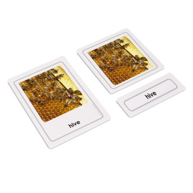 Animal Homes 3 Part Cards - ETC Montessori Online