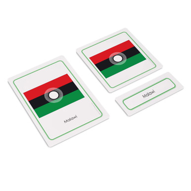 Flags of the World 3 Part Cards - ETC Montessori Online