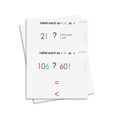 Equal, Greater, Less Than (4 Digits) Packet 3 - Homeschool Edition ...