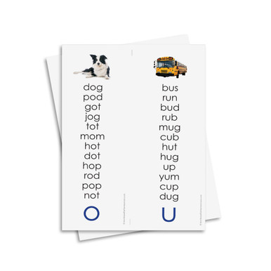 Short Vowel Spelling Lists - Homeschool Edition - ETC Montessori Online