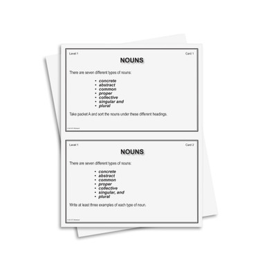 Grammar 9-12: Nouns - Homeschool Edition - ETC Montessori Online