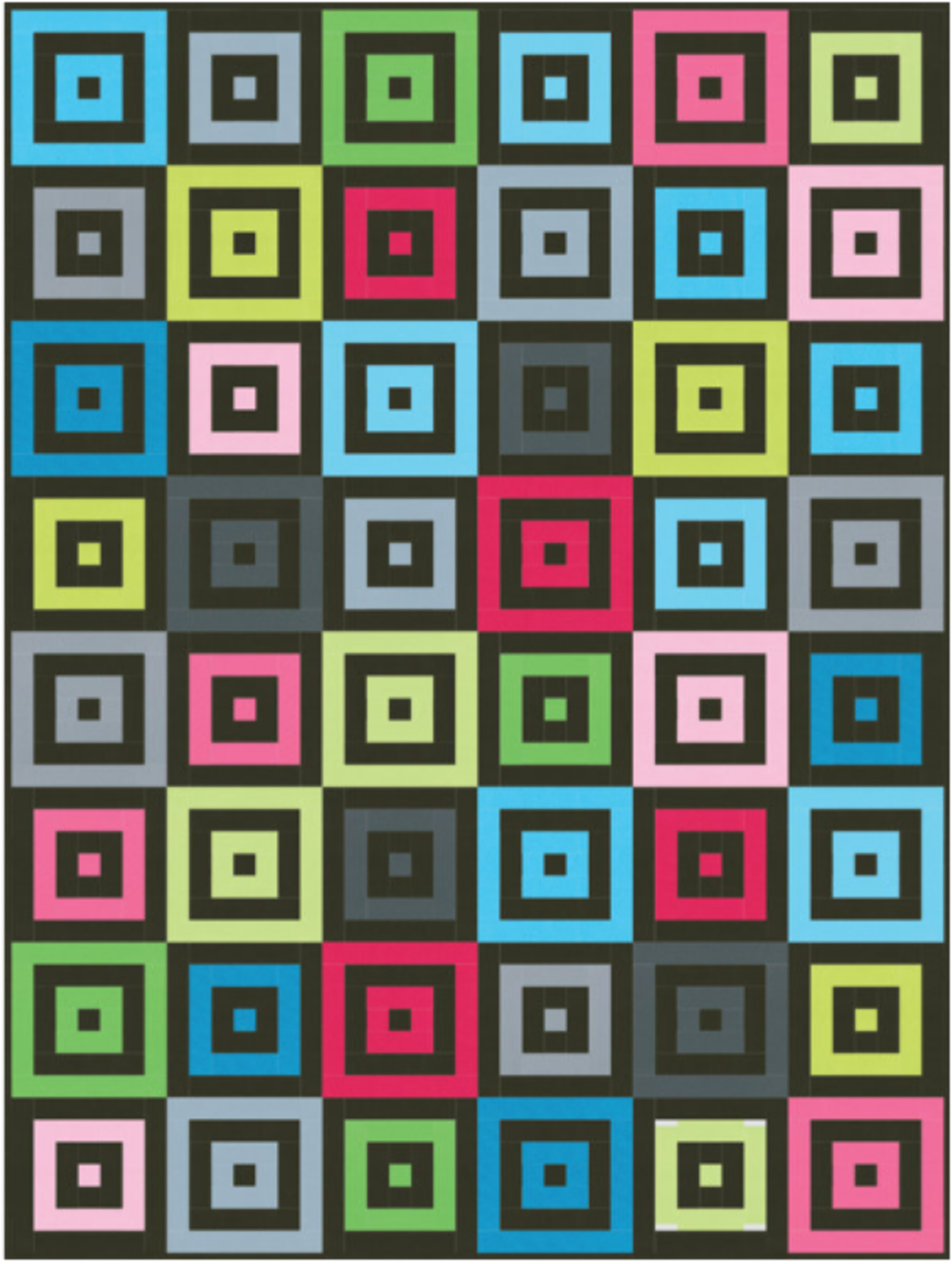 Cotton Cuts|March - Striped Squares