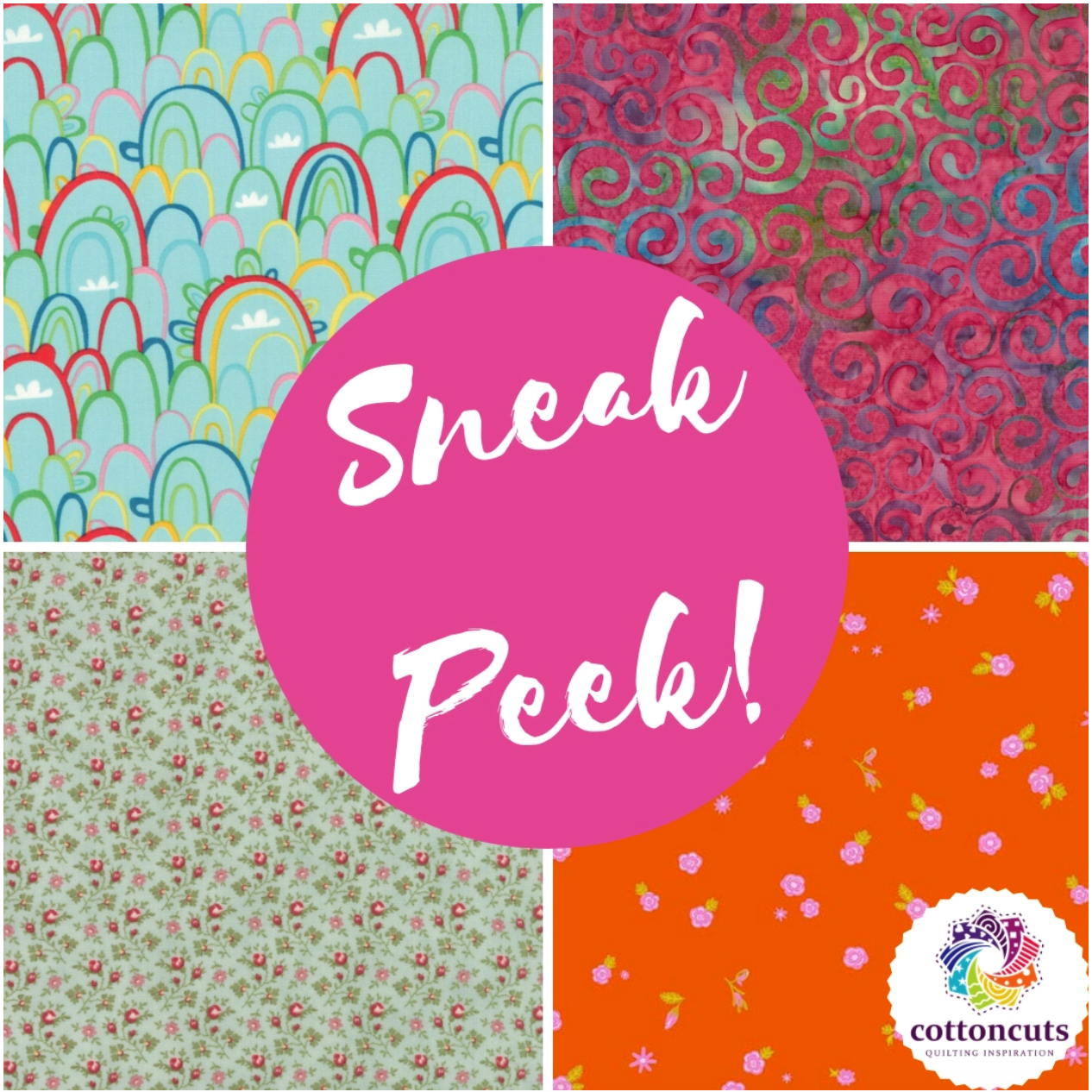 March 2019 Cotton Cuts Classic Fabric Subscription Box Sneak Peek ...