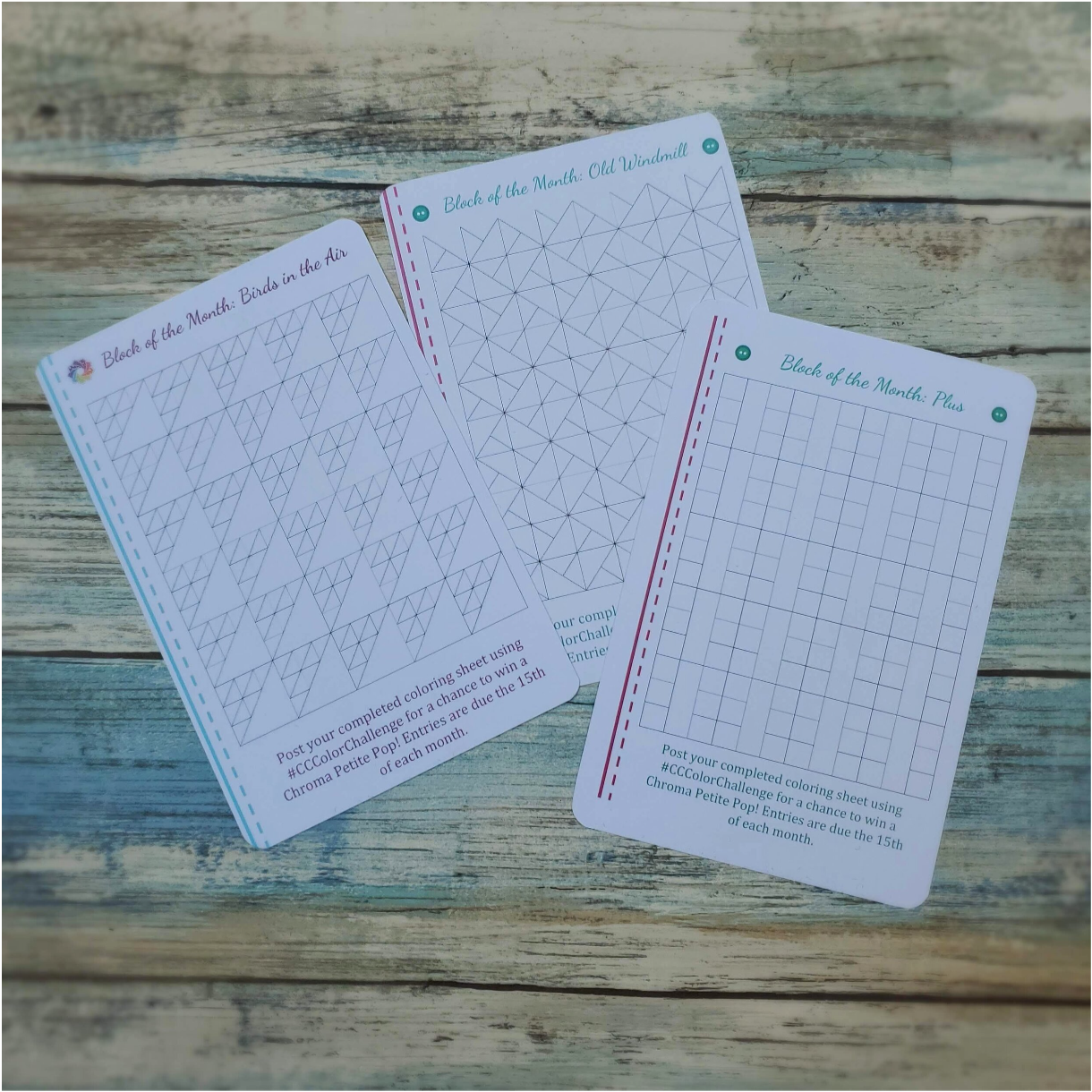 Color Challenge Cards - Cotton Cuts