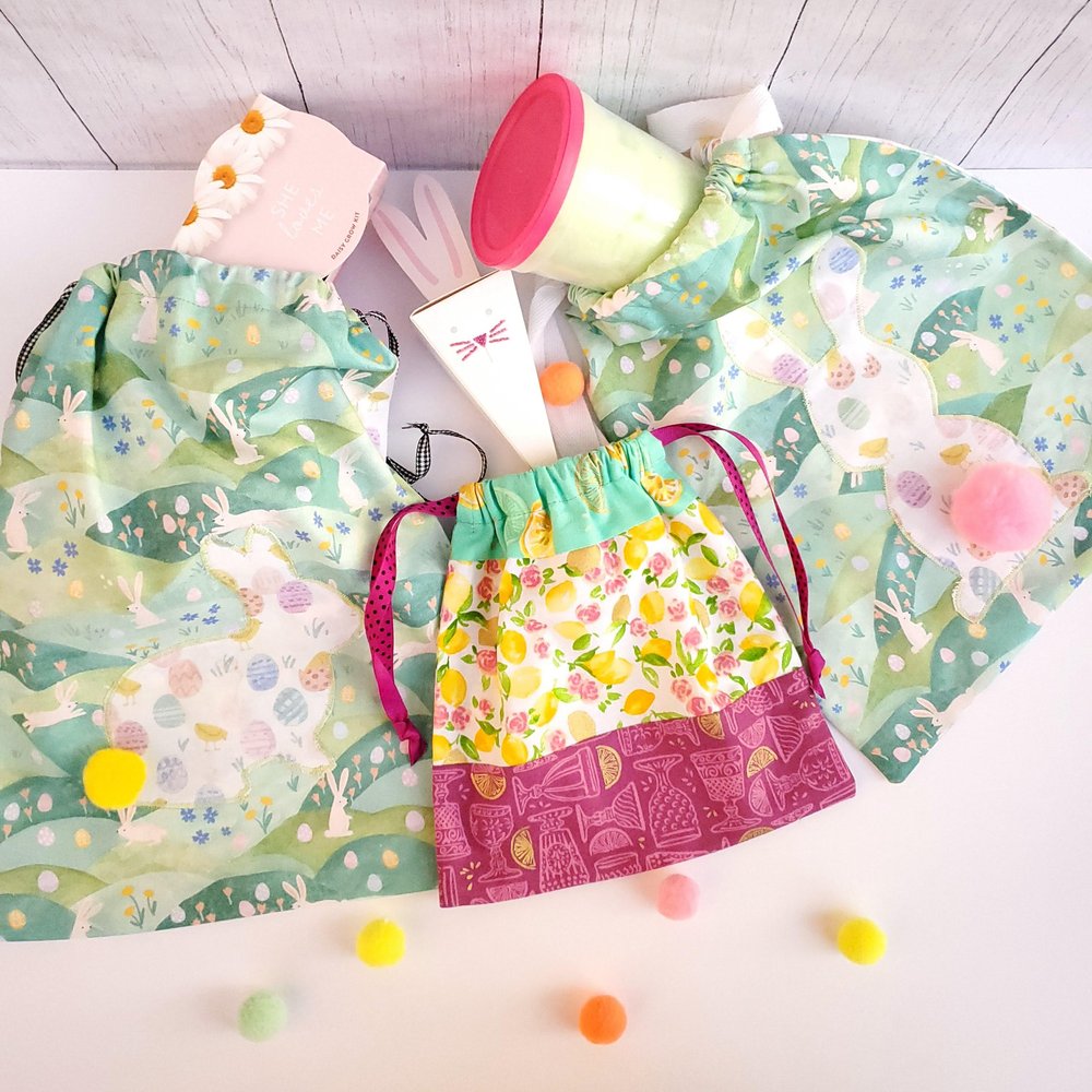 Quick Drawstring Bags - Cotton Cuts