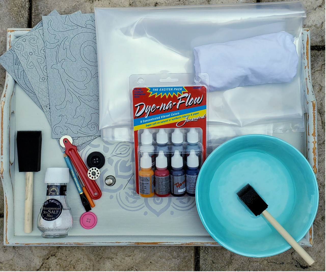 Sun Dyeing Fabric Tutorial - Cotton Cuts