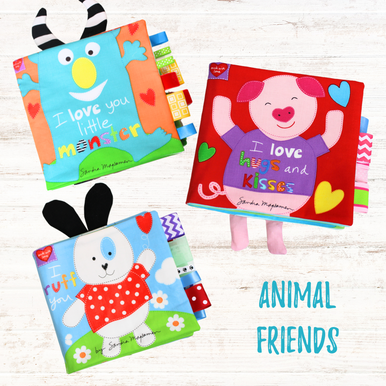 Cuddle Books Bundle - Animal Friends - Panel Only